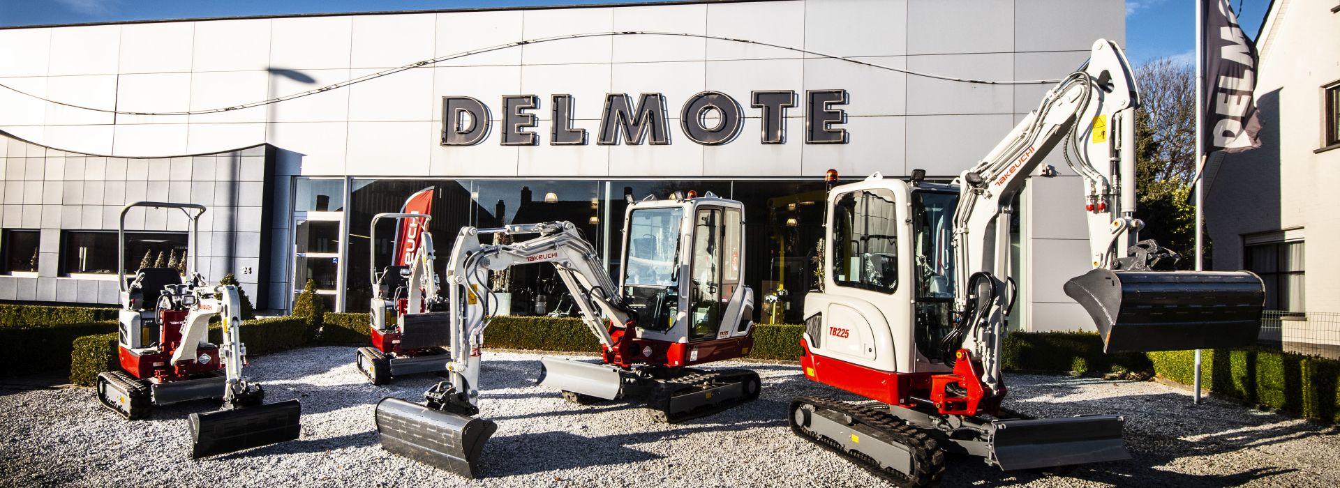 Firma Delmote, al jaren gespecialiseerd in compacte machines.